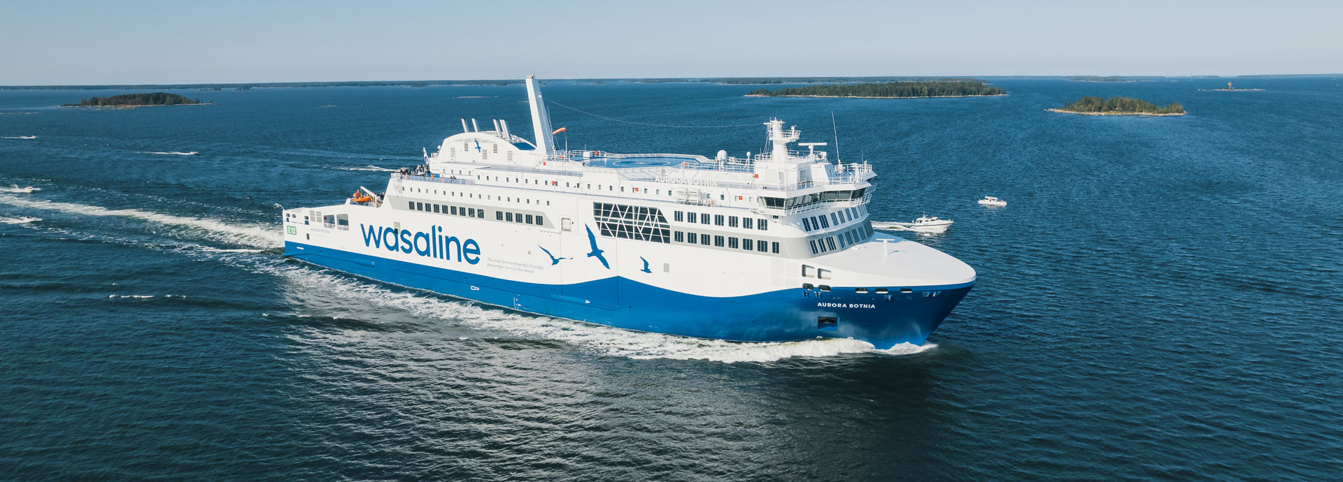 Wasaline sets sail from old horizons to new together with Wärtsilä