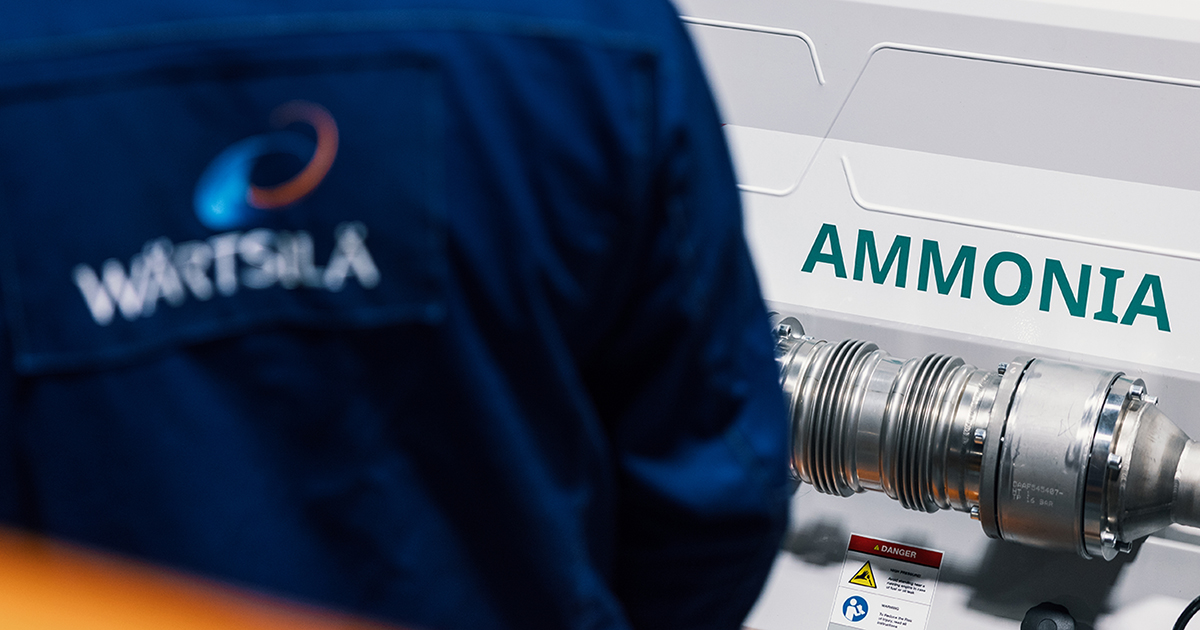 Excited about ammonia as marine fuel - 6 things you need to know - Wärtsilä white paper