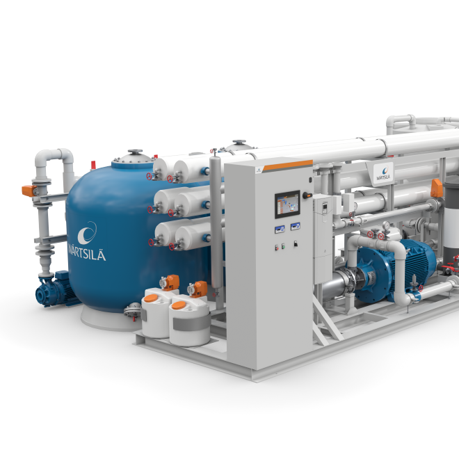 Marine-grade Reverse Osmosis plants for ships and offshore platforms