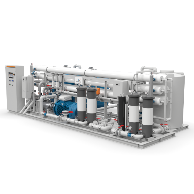 Marine-grade Reverse Osmosis plants for ships and offshore platforms