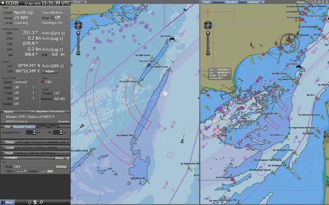 Wärtsilä NACOS ECDISPILOT Platinum navigator's tool for route planning