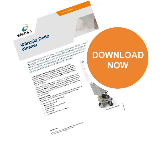 Wärtsilä Delta cleaner - 4-stroke engine services - Wärtsilä